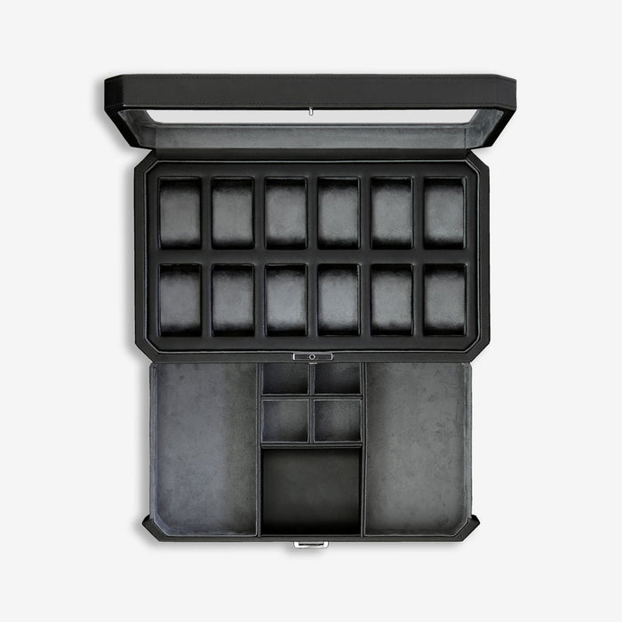 Rothwell 12 Slot Watch Box (Tan / Brown) - RothwellSF